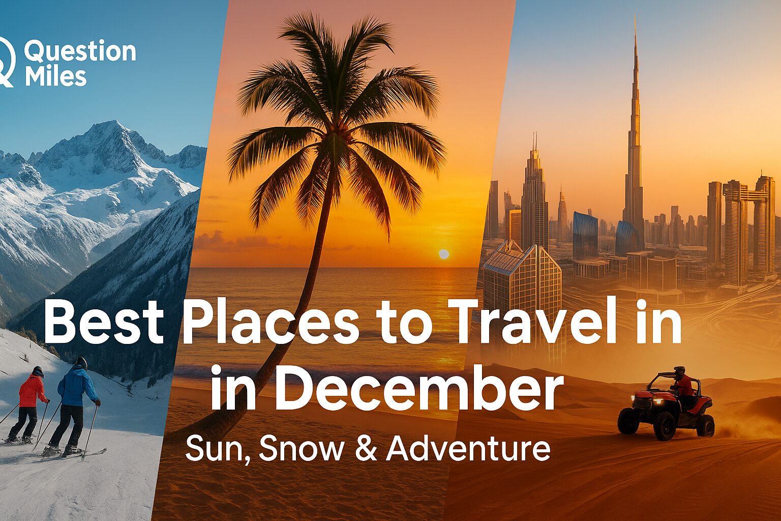 Best Places to Travel in December for Sun, Snow & Adventure - Question ...