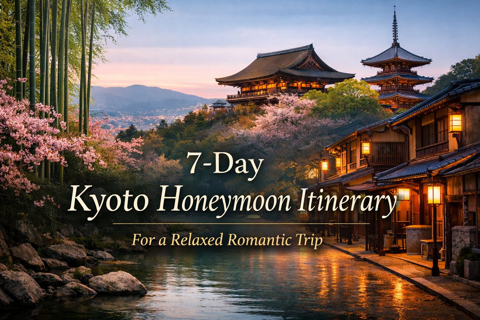 7-Day Kyoto Honeymoon Itinerary for a Relaxed Romantic Trip - Question ...